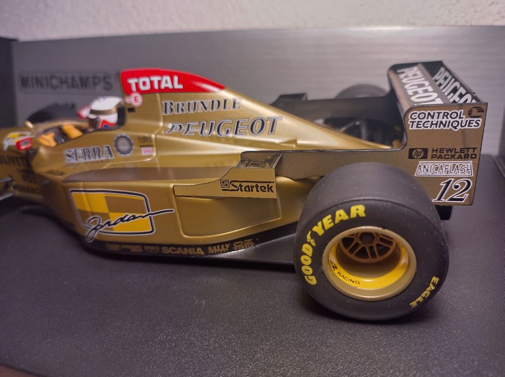 F1 Jordan Peugeot 196, M.Brundle, 1/18 Minichamps (Gebraucht) in ...