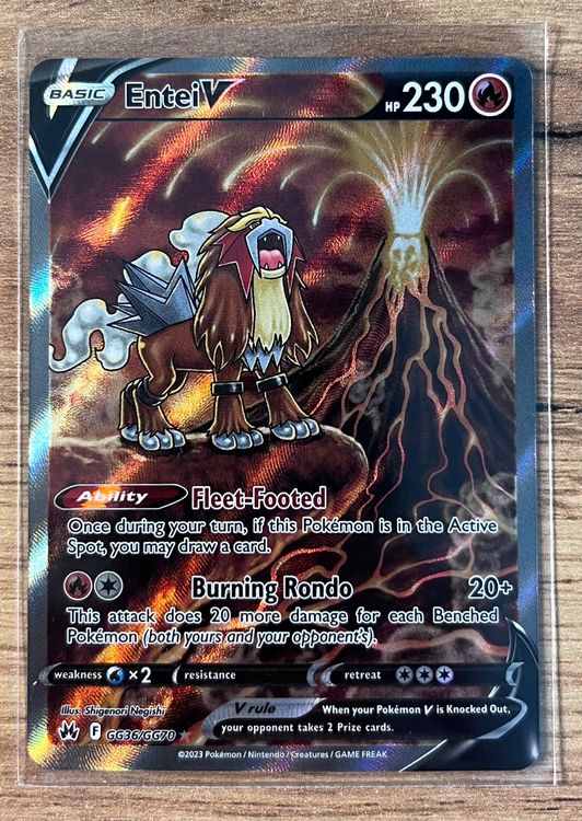 Entei V G36/70 Pokemon Crown Zenith #2 (Gebraucht) in Andelfingen für ...