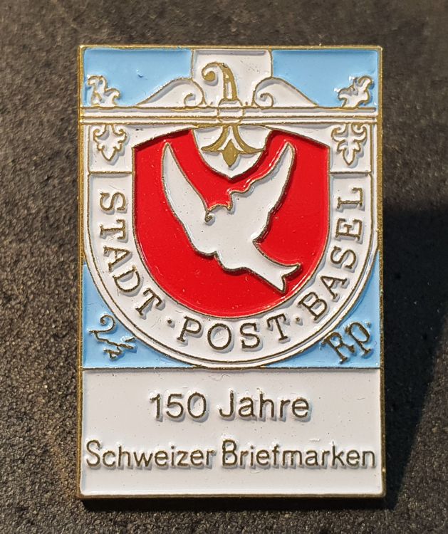 W312 - Pin Basler Taube 150 Jahre Schweizer Briefmarken | Kaufen auf Ricardo