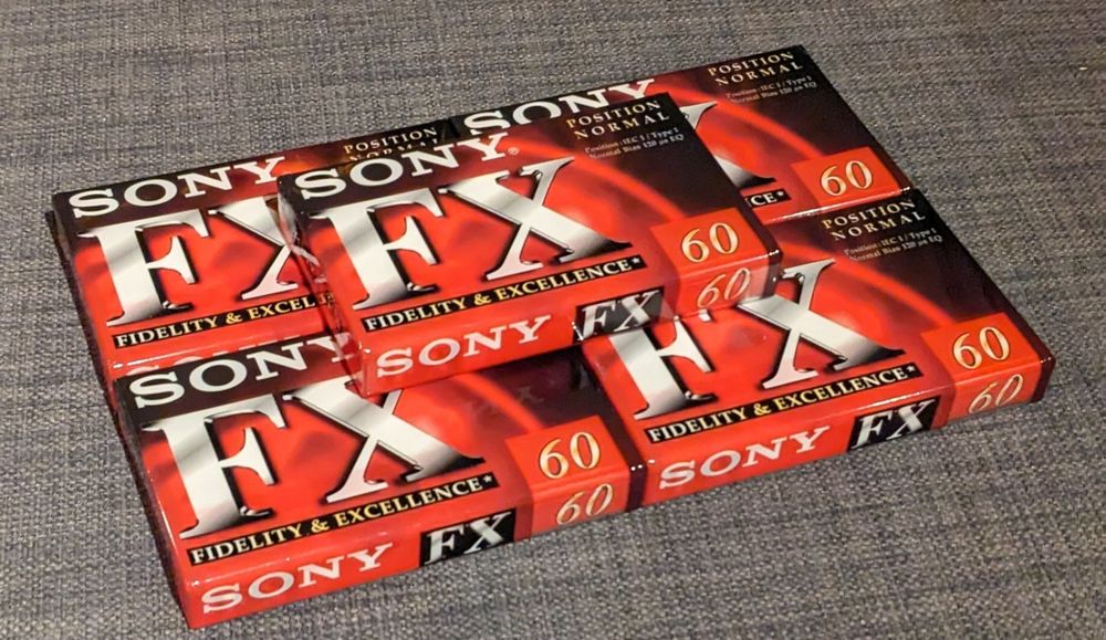5x Sony FX 60 Kassetten OVP NEU 80s 90s (Neu und originalverpackt) in ...