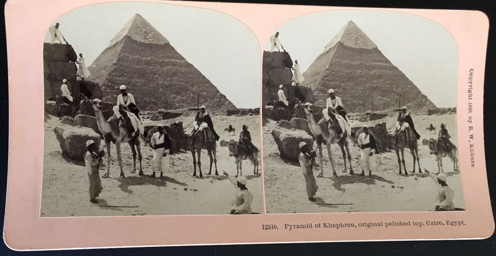 Stereo B.W. Kilburn,Pyramiden,Kamel,1898 (Gebraucht) in Frauenfeld für ...