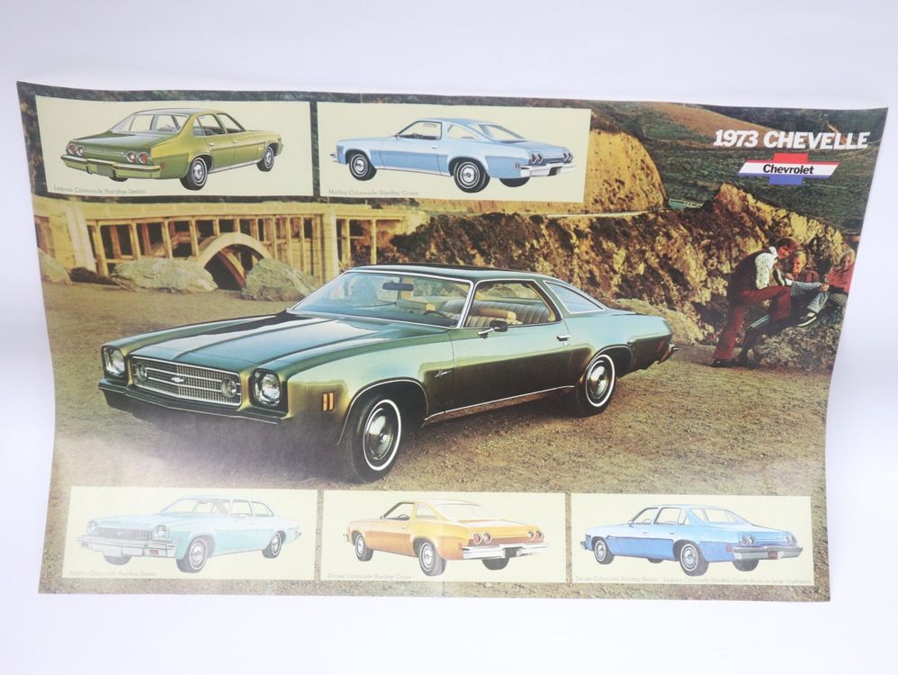1973 Chevrolet Chevelle Showroom Poster neuwertig Prospekt (Gebraucht ...