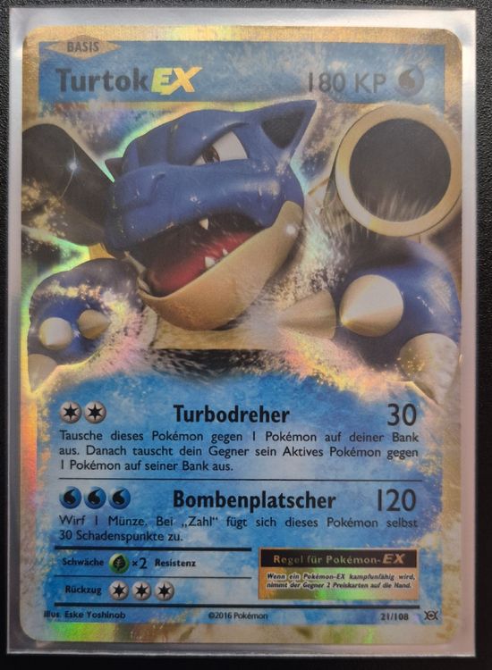 Turtok EX Pokemon Karte 21/108 | Kaufen auf Ricardo