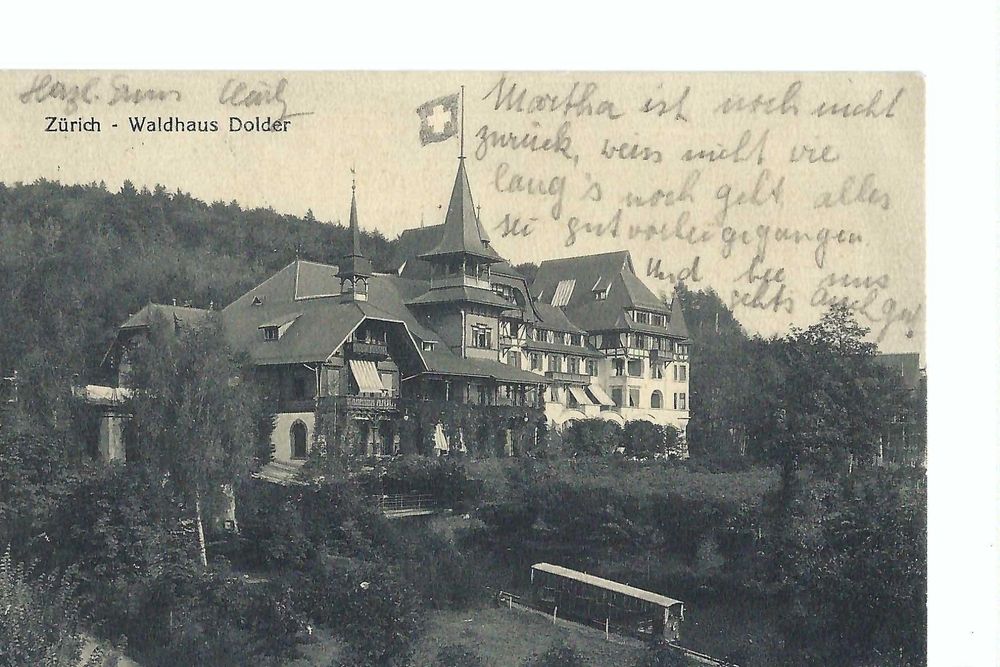 HOTEL UND BAHN Waldhaus Dolder, Zürich, 1914; B. Meinicke (Gebraucht ...