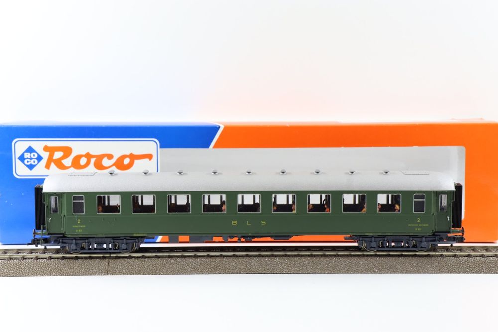 Roco 44869 BLS Stahlwagen mit Figuren H0 | Kaufen auf Ricardo