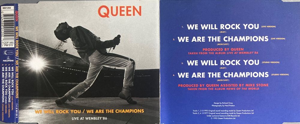 QUEEN - WE WILL ROCK YOU / WE ARE THE CHAMPIONS (Gebraucht) in Poliez ...