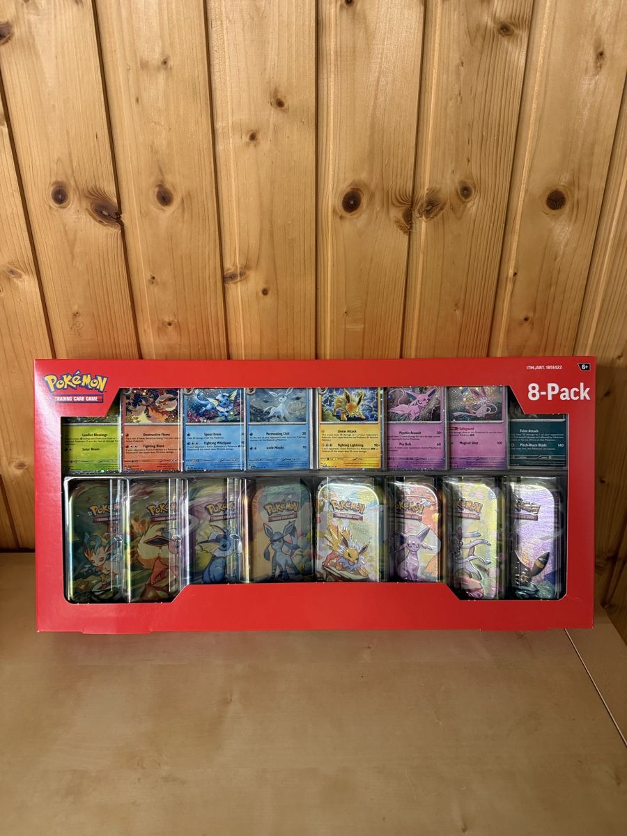 Pokemon - Costco Prismatic Evolutions 8-Pack Mini Tins (Neu und ...