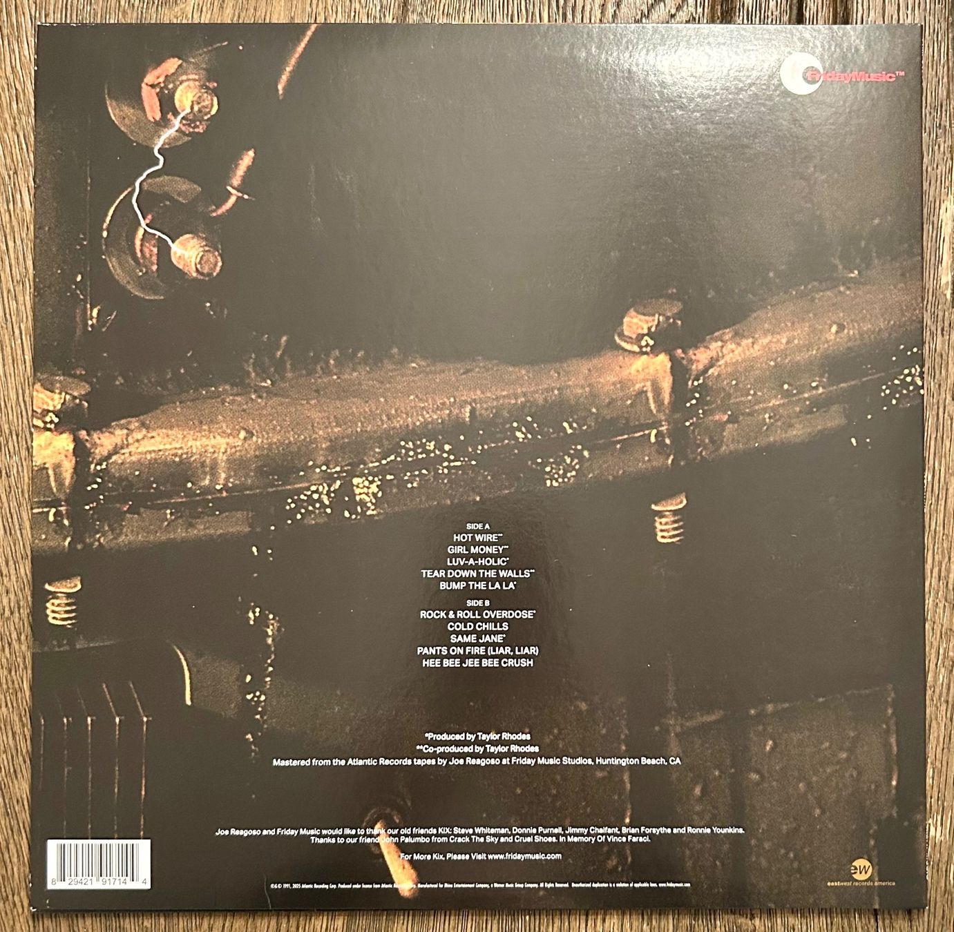 KIX „Hot Wire“ VINYL LP RAR & NEU FRIDAY MUSIC HAIR POSER (Neu (gemäss ...