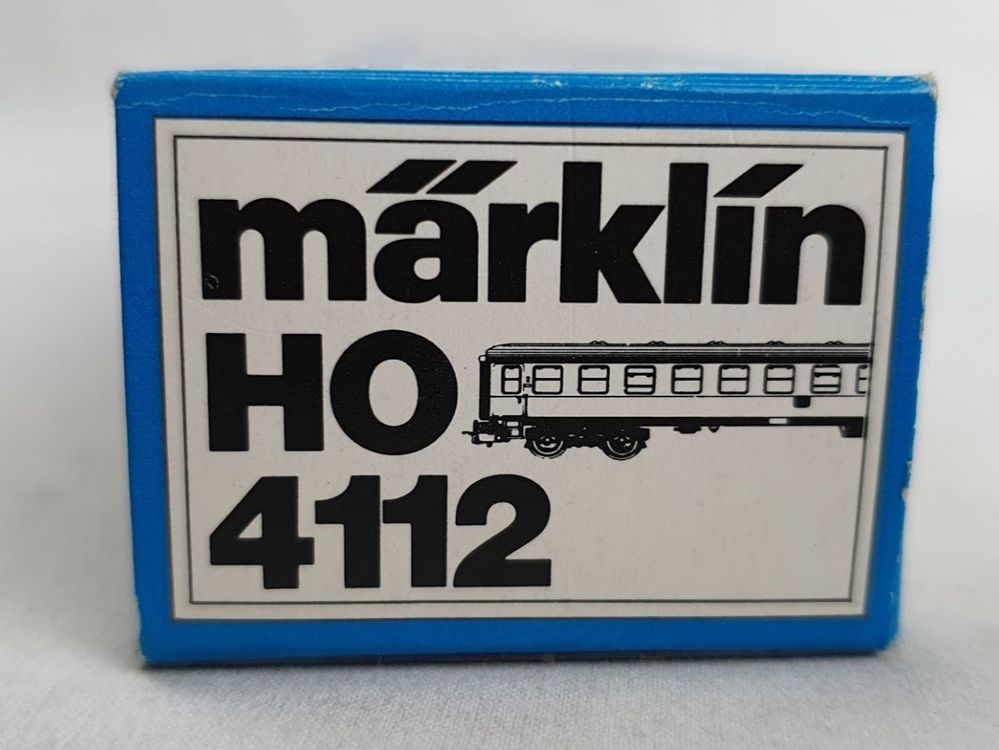 Märklin 4112 DB Büm Schnellzugwagen 2.Kl neuwertig, OVP (Gebraucht) in ...