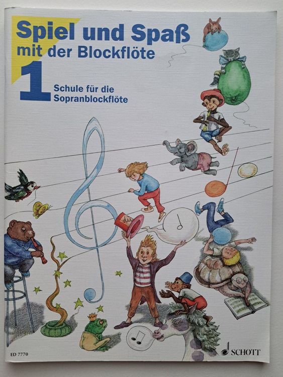 Spiel und Spass mit der Blockflöte 1 schott | Kaufen auf Ricardo