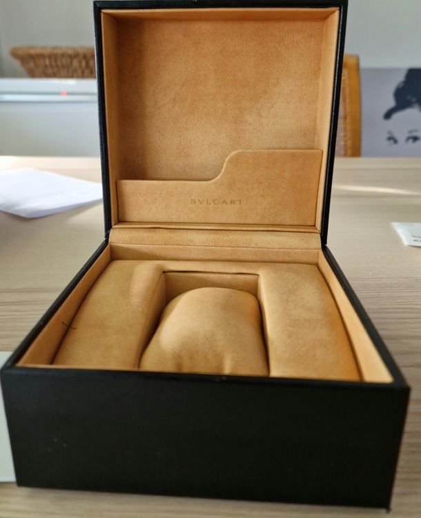 BVLGARI Uhrenbox Box mit Papieren Garantieetui (Gebraucht) in ...