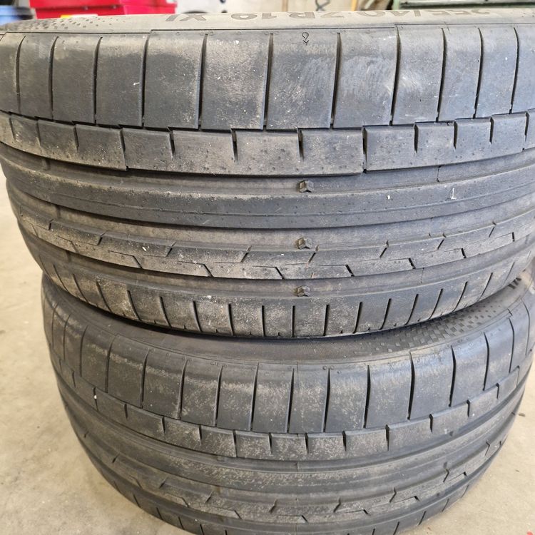 2 Stück Sommer Pneu Continental 255/40R19 XL (Gebraucht) in Hittnau für ...