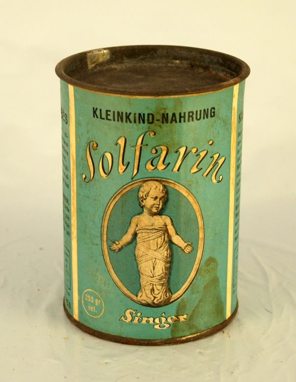 Alte Blechdose Solfarin Singer Kleinkind Nahrung | Kaufen auf Ricardo