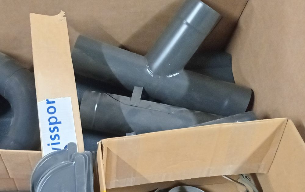 Prefa Ablaufrohr 100mm, y Stück Aluminium zusammenführung (Neu (gemäss Beschreibung)) in ...