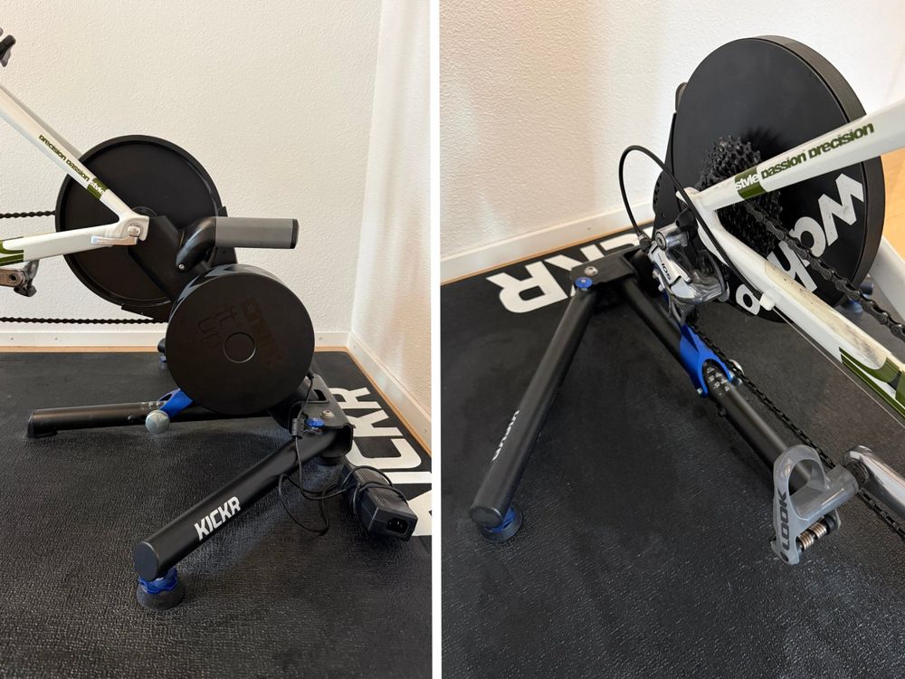 Zwift Hometrainer Set: BMC, Wahoo Kickr Core, Pedale, Sattel (Gebraucht ...