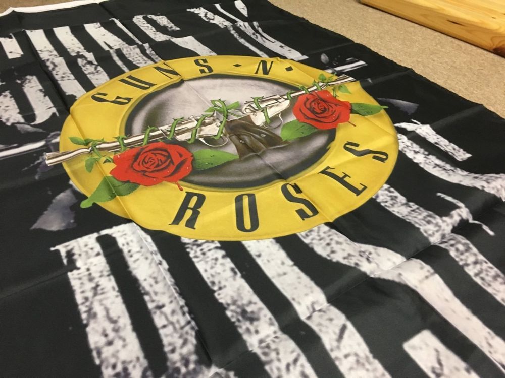 Guns n' Roses Fahne 150 x 90 cm Rock Axel Slash Buckethead (Neu und ...