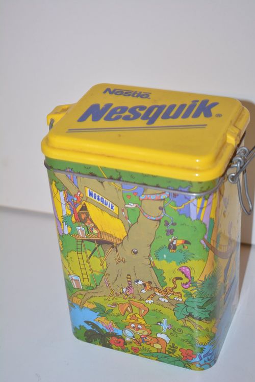 Nestle Nesquik Blechdose Dose alt retro vintage (Gebraucht) in ...