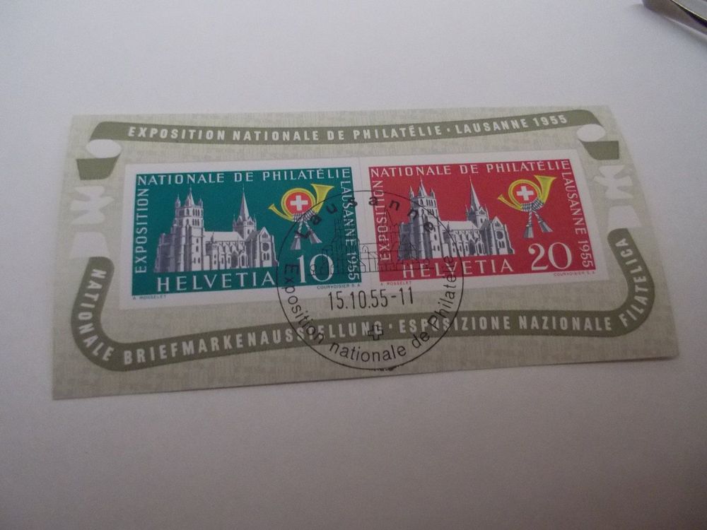 Block Lausanne 1955 Sonder-o | Kaufen auf Ricardo