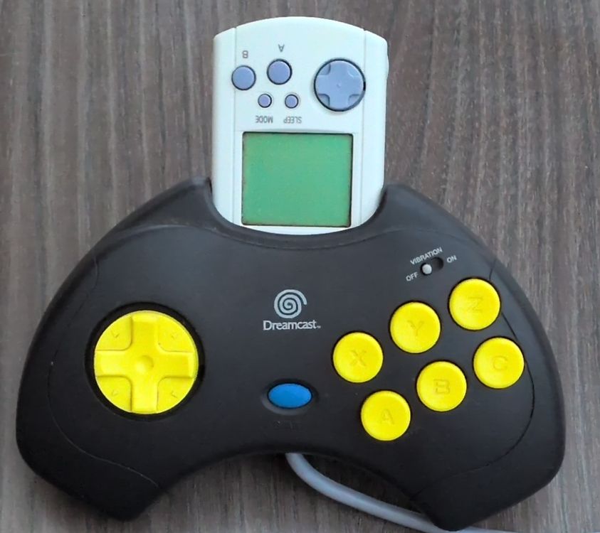 Dreamcast ASCII PAD - 6 button - with VMU Card !! (Neu (gemäss ...