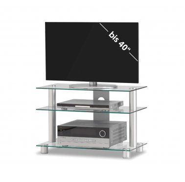 Fernsehmöbel Just Racks (Glas/Metall) | Kaufen auf Ricardo