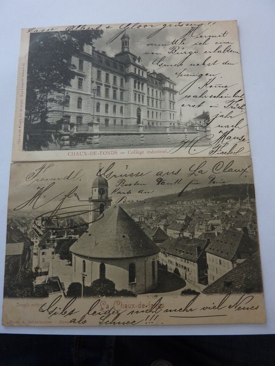 13 ver. Ansichtskarten : La Chaux - de - Fonds 1900 - 1903 (Gebraucht) in Birrwil für CHF 62 ...