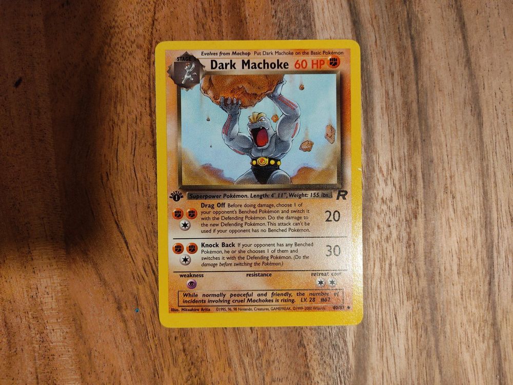 Dark Machoke Team Rocket 1 Edition (Gebraucht) in Reinach BL für CHF 25 ...