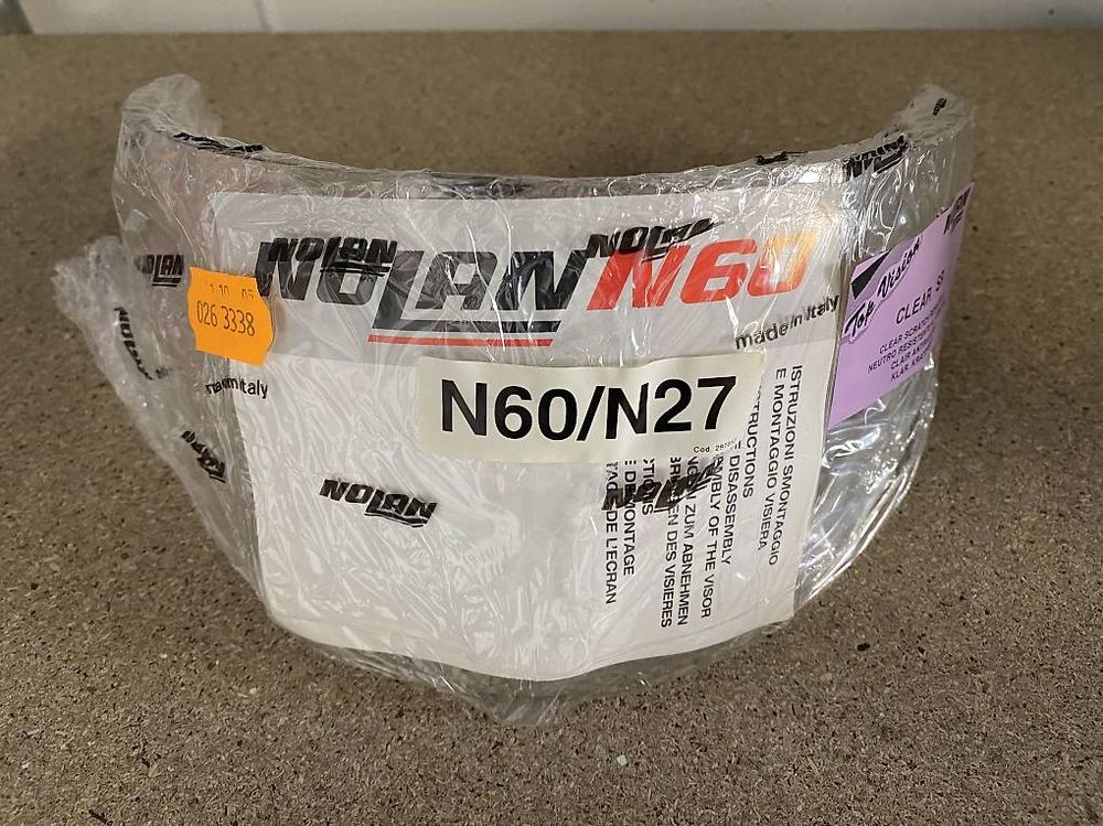Visiera casco Nolan N60/N27 trasparente (Usato) a Gentilino per CHF 20 – solo ritiro | Acquista ...