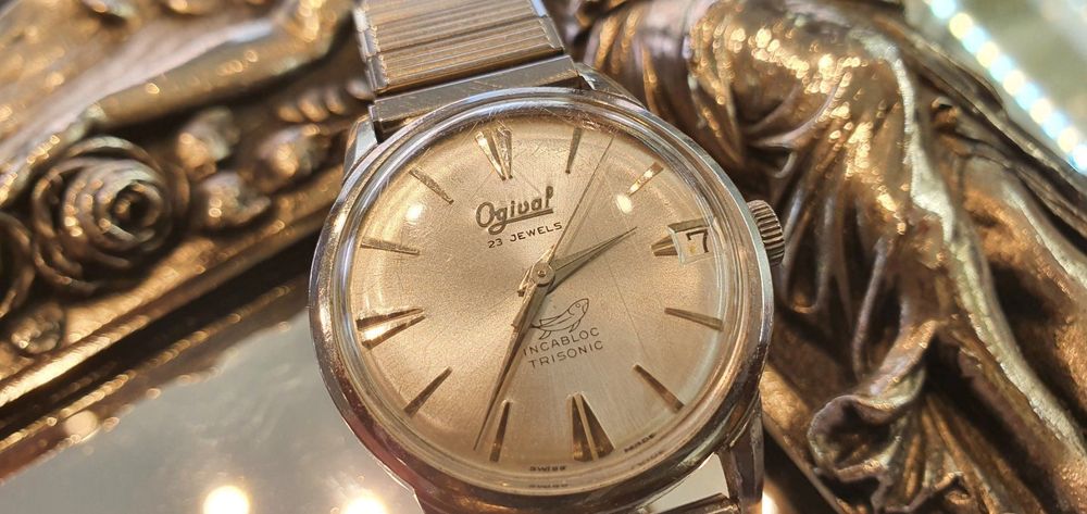 Sehr seltene Uhr Ogival Fisk Automatik (Gebraucht) in Unterägeri für CHF 189 – mit Lieferung auf ...