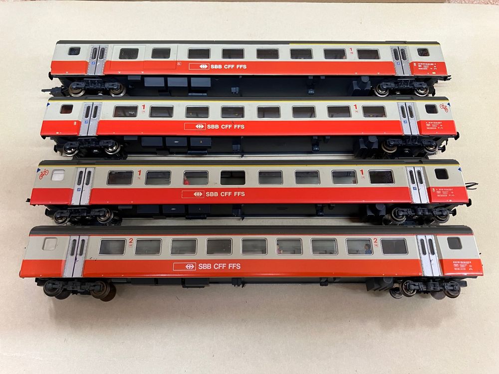 Liliput 4 SBB Swiss-Express EW III, A, B, u. AD, für Bastler (Gebraucht) in Neuendorf für CHF ...