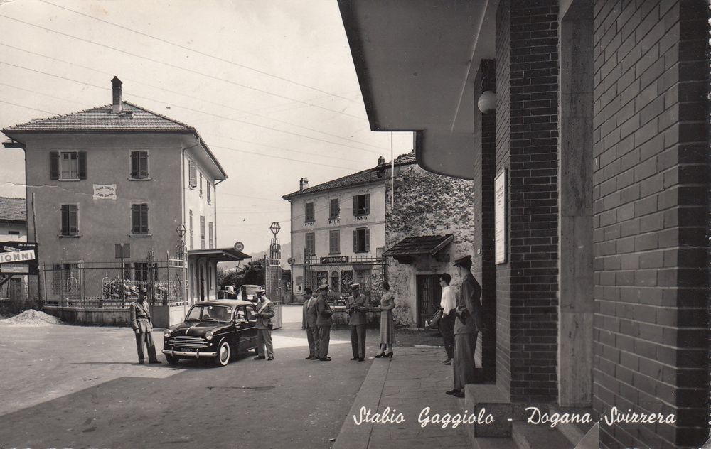 AK Dogana Svizzera Stabio Gaggiolo. Animata 1950 (Gebraucht) in Riva ...