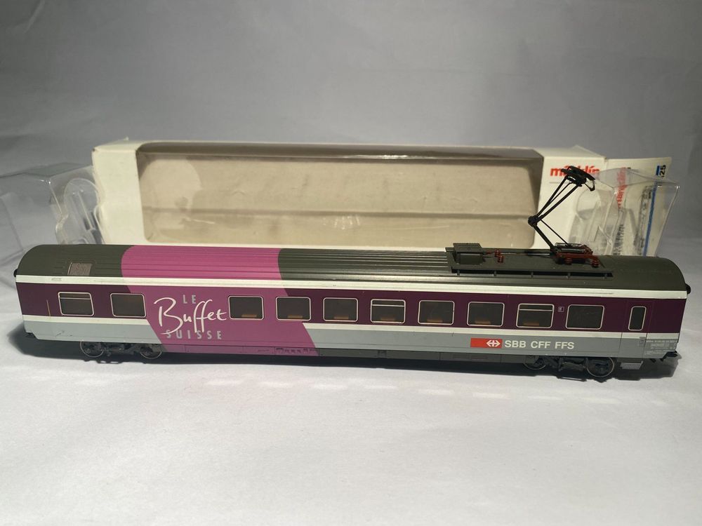 Märklin Speisewagen Le Buffet Suisse SBB 4125 AC Achsen (Gebraucht) in Buchrain für CHF 66 – mit ...