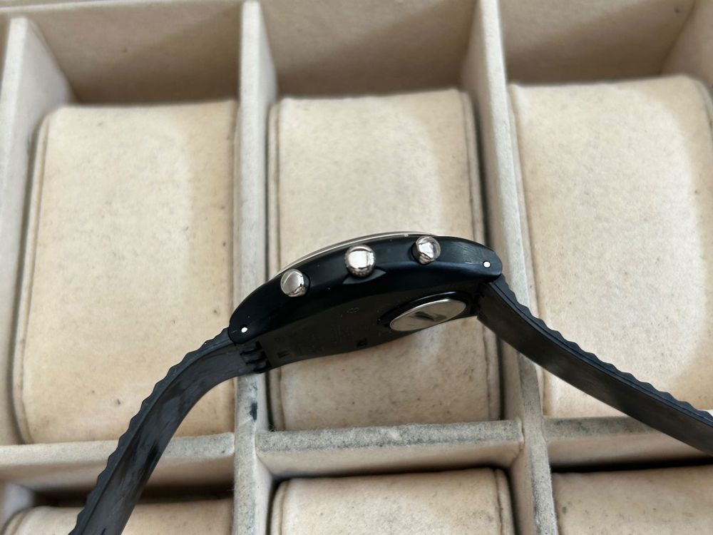 Montre Swatch chrono BLACK FRIDAY SCB100 fonctionne 1989 (Gebraucht) in ...