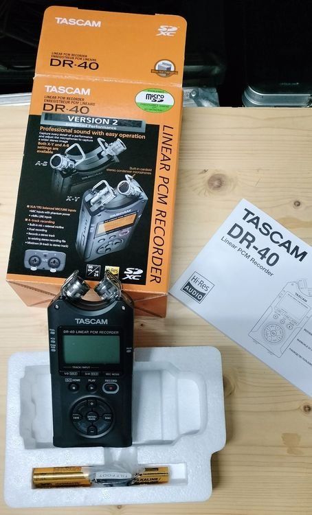 Tascam DR-40 PCM linéaire état neuf | Kaufen auf Ricardo