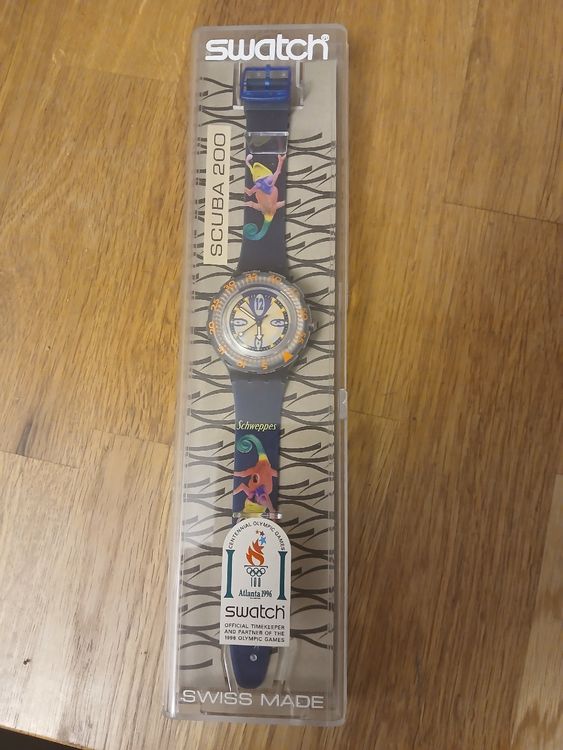 Swatch Scuba 200 Olympia Atlanta 1996 (Neu und originalverpackt) in ...