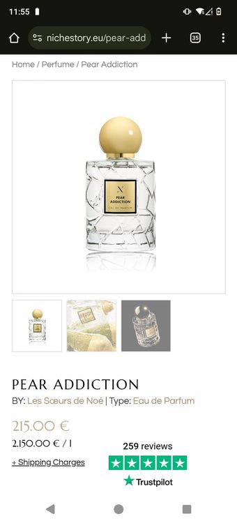 2ml les soeurs de noe pear addiction edp decant niche (Neu (gemäss ...