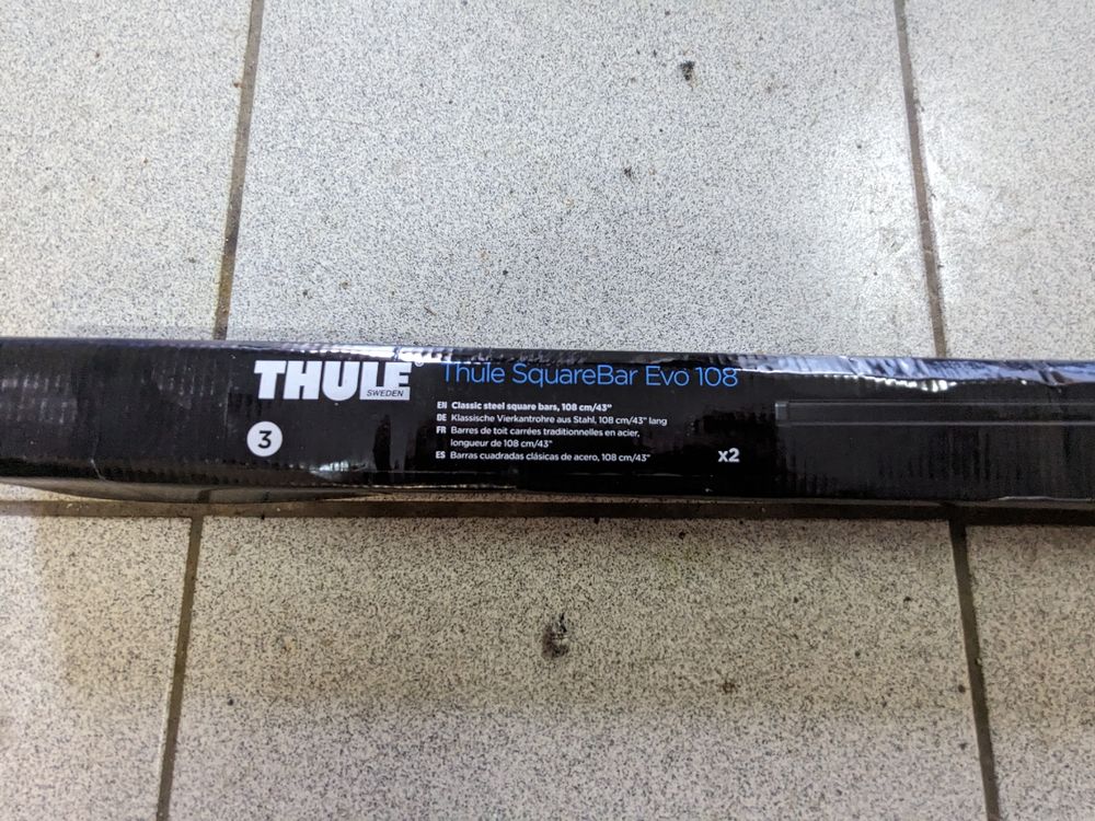 Thule SquareBar Evo 108 (Neu und originalverpackt) in Dürnten für CHF 50 – nur Abholung auf ...
