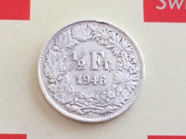 1/2 Franken 1946 ss+ (Gebraucht) in Elsau für CHF 1.6 – mit Lieferung auf Ricardo kaufen