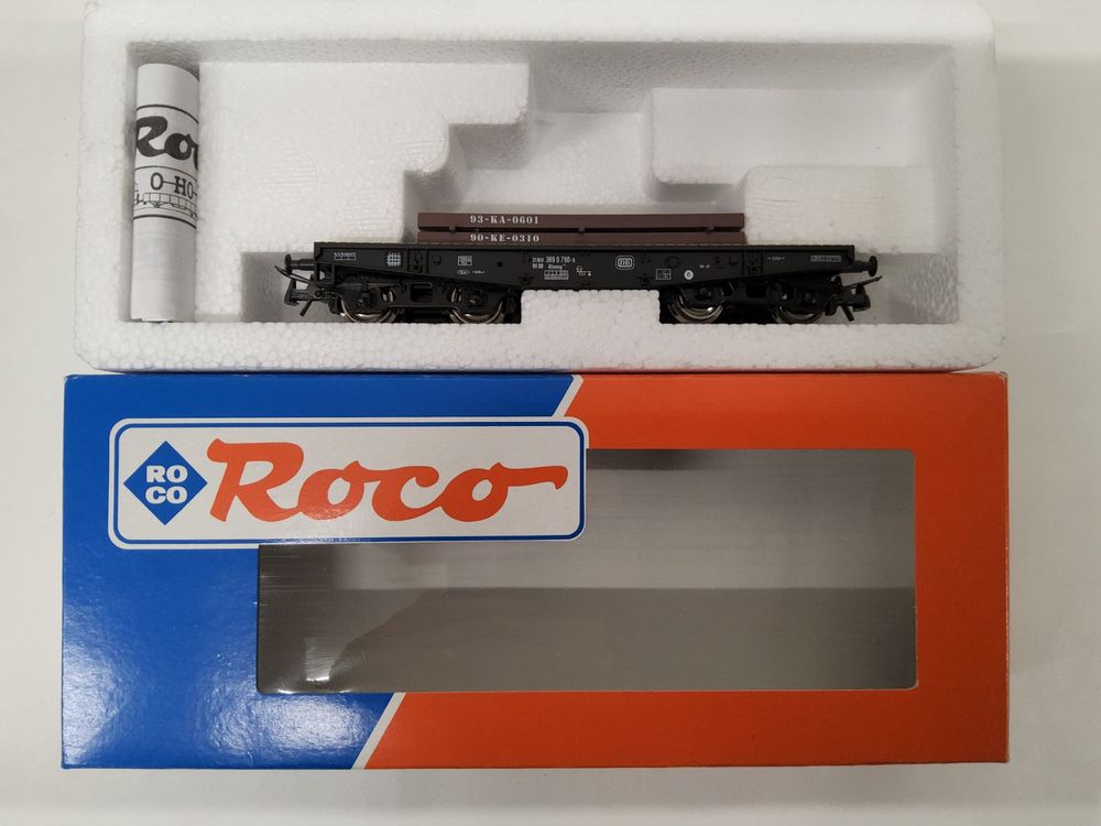 Roco 47184 DB Rlmmp Schwerlastwagen, mit Stahlbrammen (Neu und ...