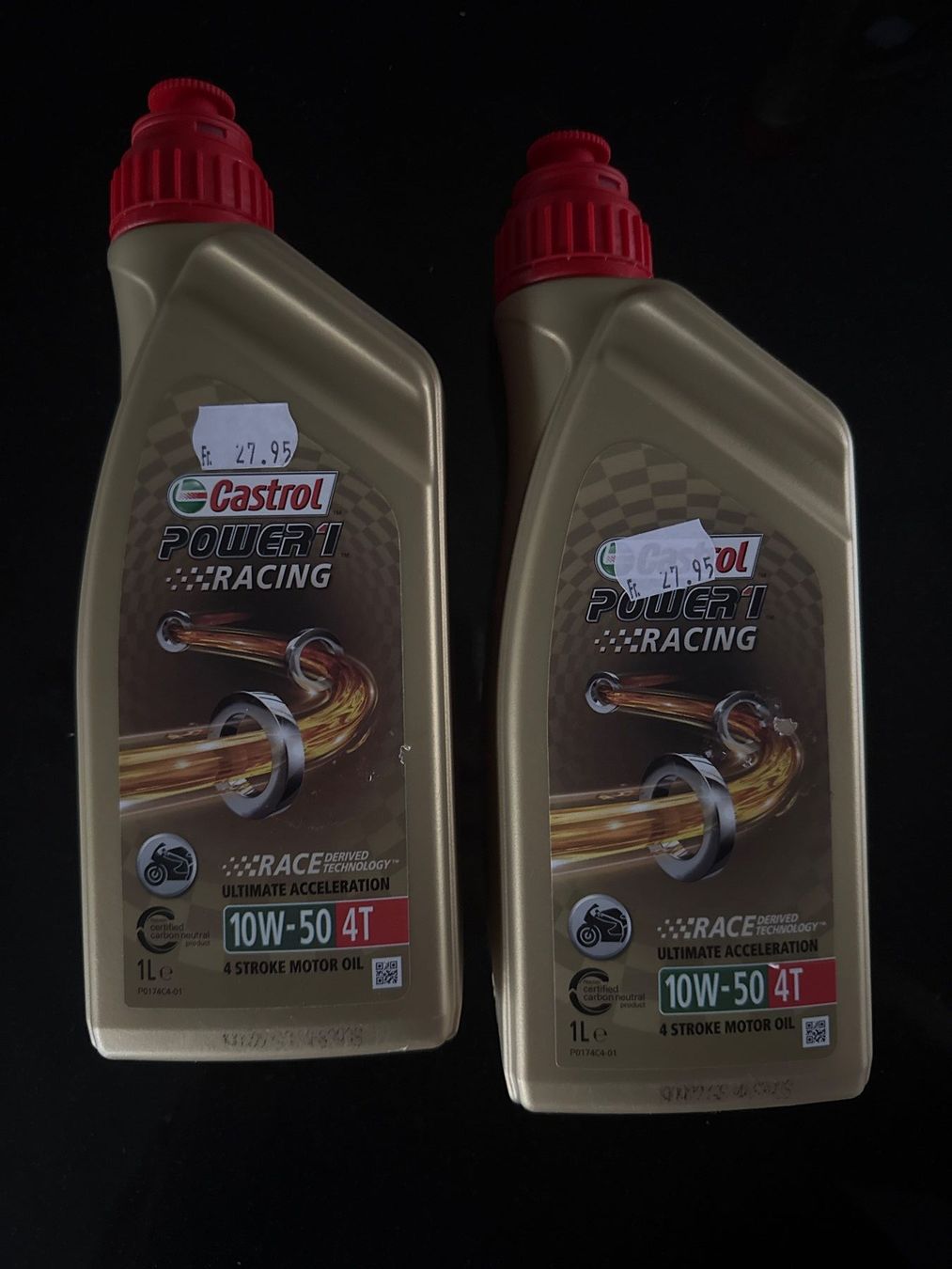 Castrol Power 1 Racing 10W-50 4T Motoröl, 2 x 1 Liter, Neu (Neu und ...