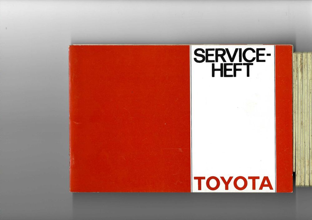 Toyota Serviceheft 70er/80er Jahre ungestempelt Oldtimer (Gebraucht) in Mönthal für CHF 25 – mit ...