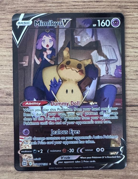 Mimikyu V Pokemon Brilliant Stars Trainer Gallery TG16 | Kaufen auf Ricardo
