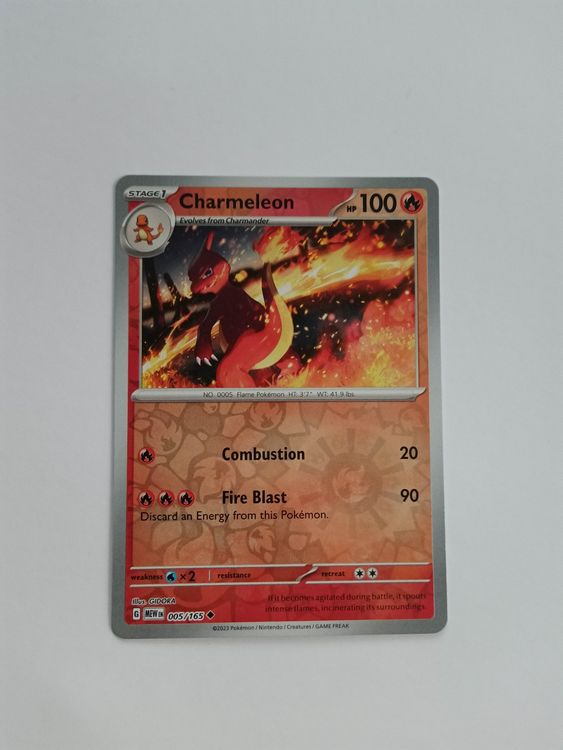 Charmeleon Glutexo - REVERSE HOLO - Pokemon 151 Mew (Gebraucht) in ...