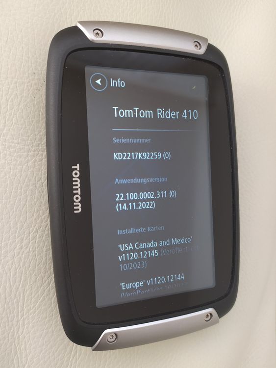 TomTom Rider 410 LIFETIME WELTKARTE TOP! (Gebraucht) in Dietikon für ...