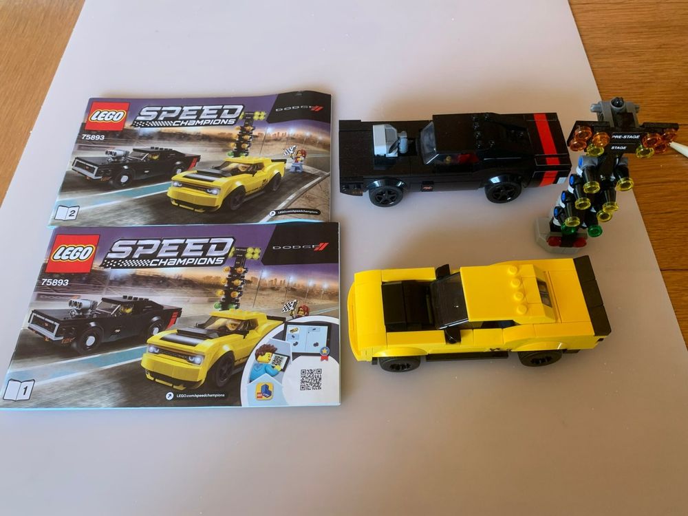 Lego Speed Champions 75893, Dodge Challenger und Charger (Gebraucht) in ...