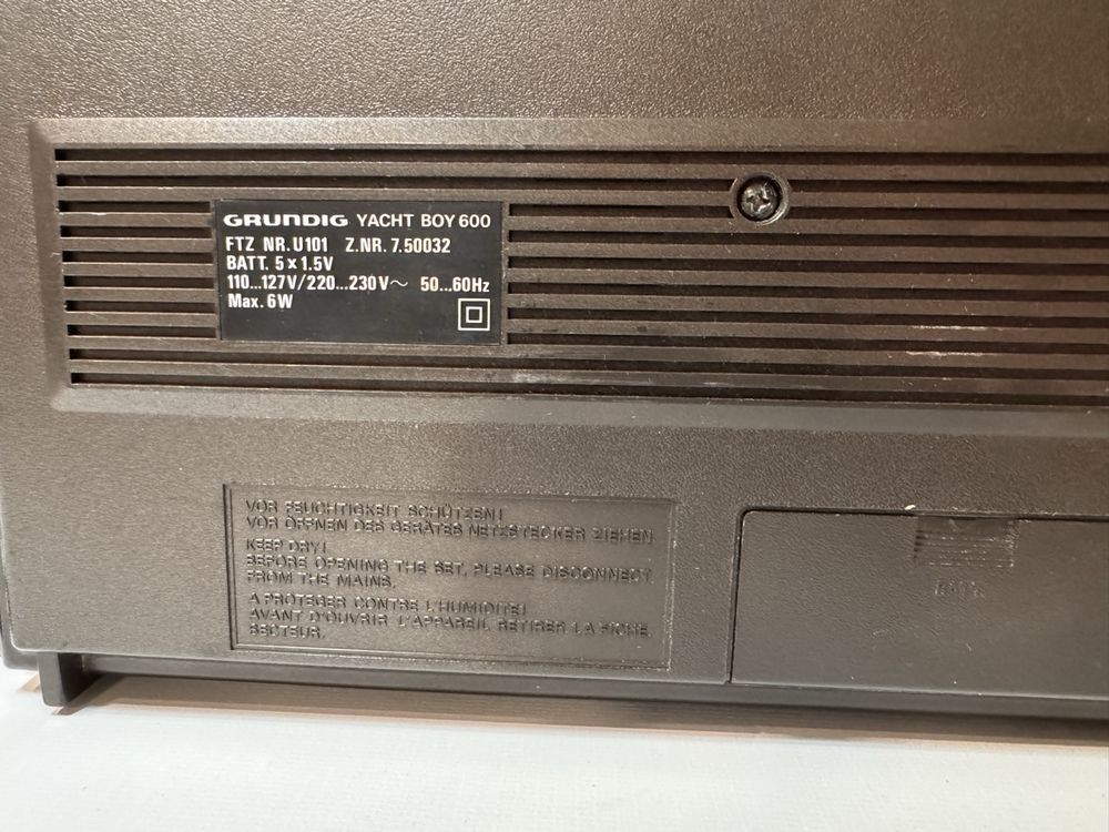 Grundig Yacht Boy 600 Weltempfänger Radio | funktioniert (Gebraucht) in ...