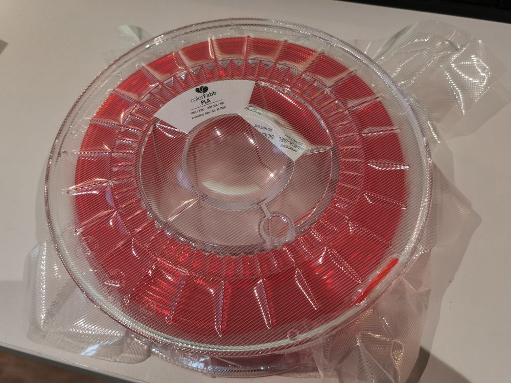 Filament 2.85mm rot transparent (Neu und originalverpackt) in Rüti für ...