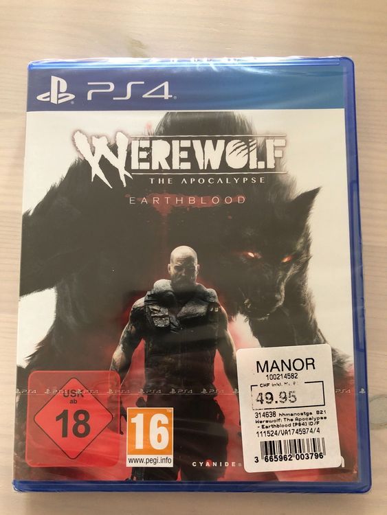 Werewolf The Apocalypse Eartblood - PS4 (Neu und originalverpackt) in ...