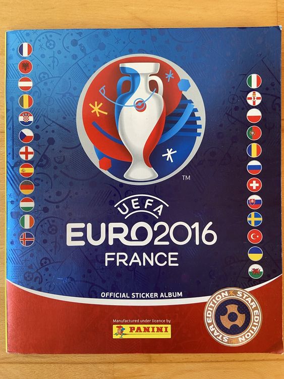 Panini EURO 2016 Album - gut gefüllt, aber nicht komplett. (Gebraucht ...