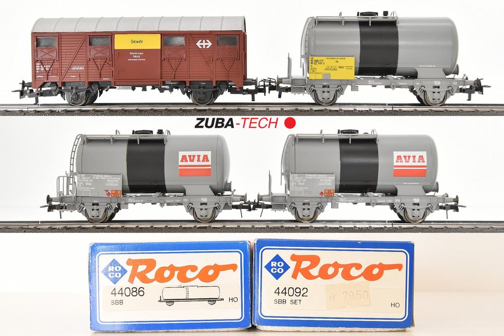 Roco 2x 44086 Güterwagen-Set 2-tlg H0 SBB GS mit OVP | Kaufen auf Ricardo