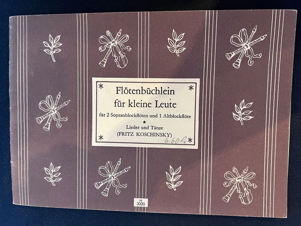 Noten - Flötenbüchlein für kleine Leute - 2 Sopran+1Altflöte (Gebraucht ...